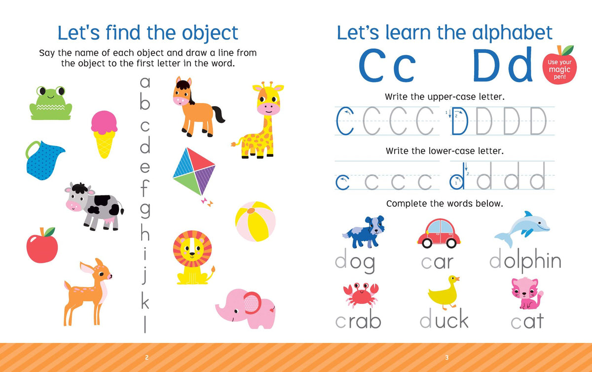 Little Genius Word Fun Magic Tracing Book – Blue Duck Books