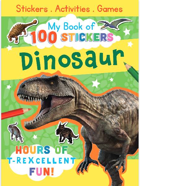 My Book of 100 Stickers Dinosaur – Blue Duck Books