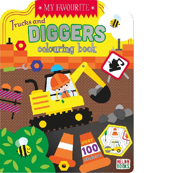 My Favourite Colouring Diggers – Blue Duck Books